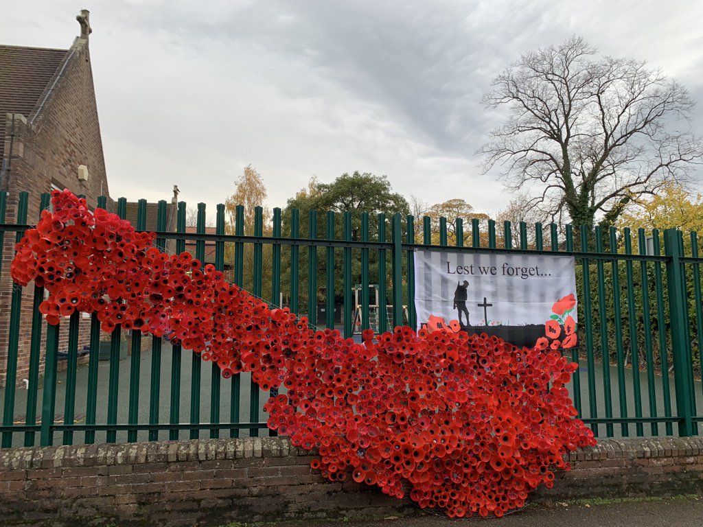 St Joseph’s School Poppy Display – St Joseph's OMI Roman Catholic Church